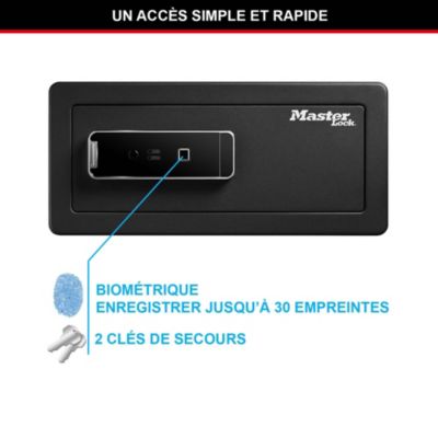 Coffre-fort à ouverture par empreinte digitale / biométrique Master Lock