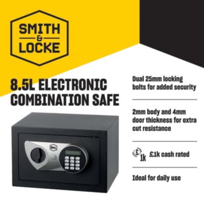 Coffre-fort électronique Smith & Locke - 8.5L