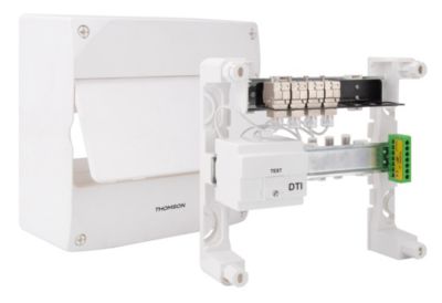Coffret communication DTI Grade 2 TV CAT6 Thomson
