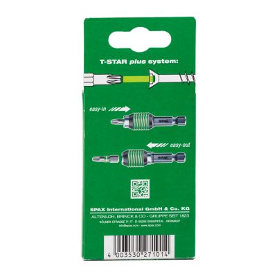 Coffret embouts de vissage torx Spax 6 pièces