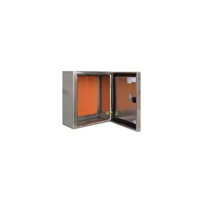 Coffret Inox étanche Ip65 Hxlxp 250x250x150mm Avec Plaque