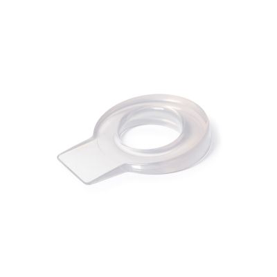 Coin de porte lock Rei transparent ⌀8,2x H.1,5 cm