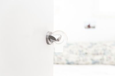 Coin de porte lock Rei transparent ⌀8,2x H.1,5 cm