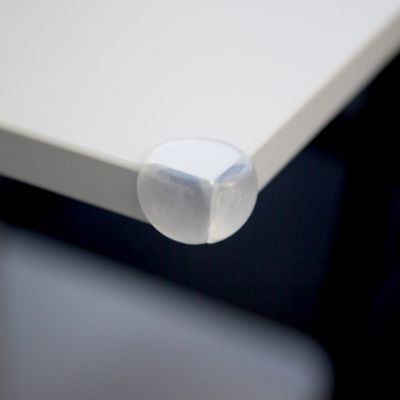 Coins de table Tobi Junior Care plastique blanc Abus - 4 pièces