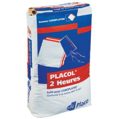 Colle carreaux de plâtre Placol 10 kg | Castorama