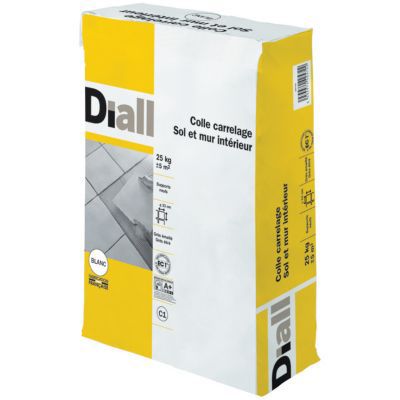 Colle carrelage sol et mur intérieur blanc 25 kg | Castorama