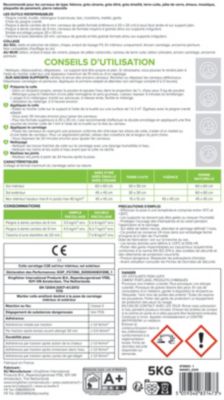 Colle carrelage sol int/ext et mur intérieur blanc Volden C2E 5kg