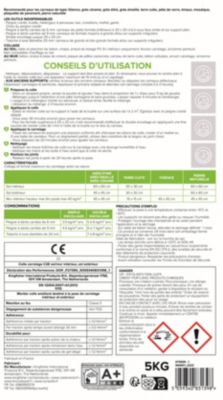 Colle carrelage sol int/ext et mur intérieur gris Volden C2E 5kg