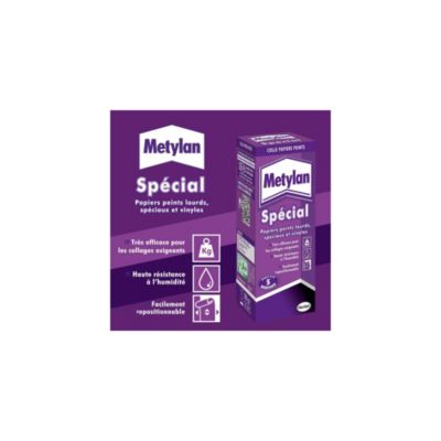 Colle en poudre - adaptée pour tout papiers peints vinyles - surface de ...