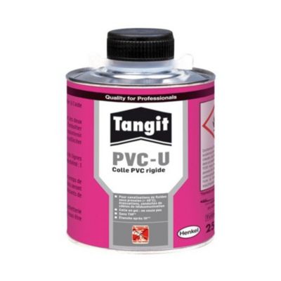 Colle PVC Rigide Non potable Tangit avec pinceau boîte 250g