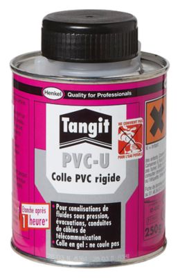 Colle PVC Rigide Non potable Tangit avec pinceau boîte 250g | Castorama
