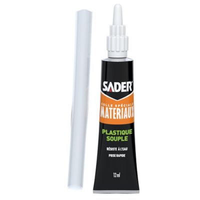 Colle Sader pour Plastique Souple Tube 12 ml | Castorama