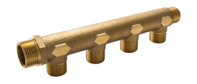 Collecteur mâle 20x27, départ 15x21 - 3 départs - Sanitaire-distribution