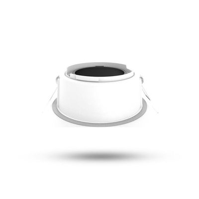 Collerette basse luminance - Carré/Rond - Blanc/Noir - Pour spot éCLAT II