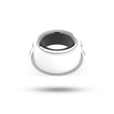 Collerette basse luminance - Carré/Rond - Blanc/Noir - Pour spot éCLAT II