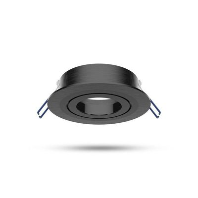 Collerette orientable finition noir diamètre 92mm