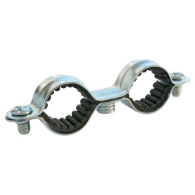 Collier double isophonique diam 14 (x5) - Acier nickelé - Somatherm For You