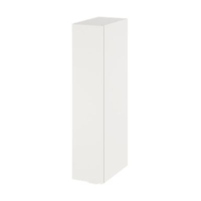 Colonne de salle de bains suspendue faible largeur blanc mat l.20 x H ...