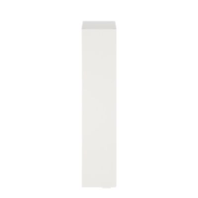 Colonne de salle de bains suspendue faible largeur blanc mat l.20 x H ...