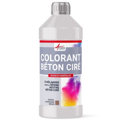 COLORANT POUR BÉTON CIRÉ Marengo Brun - 250 ml - ARCANE INDUSTRIES