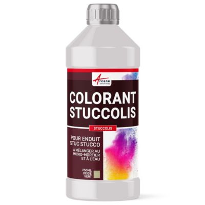 COLORANT POUR STUCCO Beige Vert - 250 ml - ARCANE INDUSTRIES