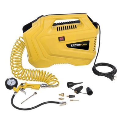 Compresseur / gonfleur 8 Bars / 116 PSI - 1100W - Power Plus