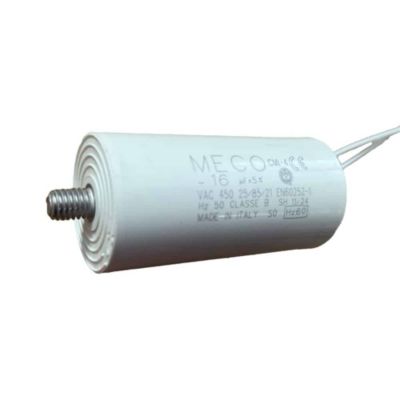 Condensateur ALLOTECH MECO 16 µF universel (CMI4 1604) fil et vis pour ...