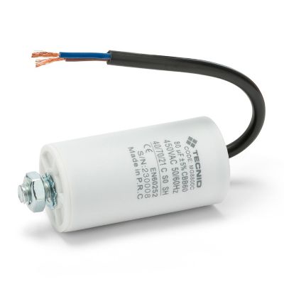 Condensateur de démarrage pour moteurs électriques, 450V, capacité : 80 ...