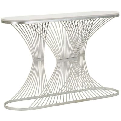 Console en métal Stripe 120x35x79 cm | Castorama