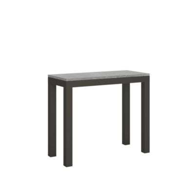 Console extensible 90x40/300 cm Everyday Evolution Ciment Structure Anthracite