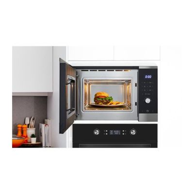 CONTINENTAL EDISON Micro Ondes Gril -CEMO25GINE - Inox encastrable - Noir