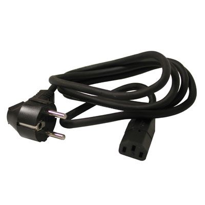 Cordon appareil chauffant 3 x 1 mm² 1,50m Diall noir | Castorama