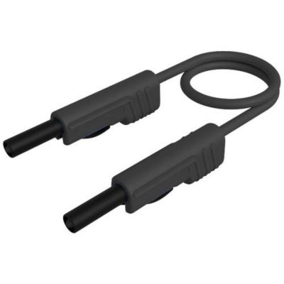 Cordon de mesure banane 4 mm 1 m, double isolation, ultra-flexible, 16 ...
