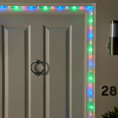 Cordon lumineux LED multicolore 8m, électrique