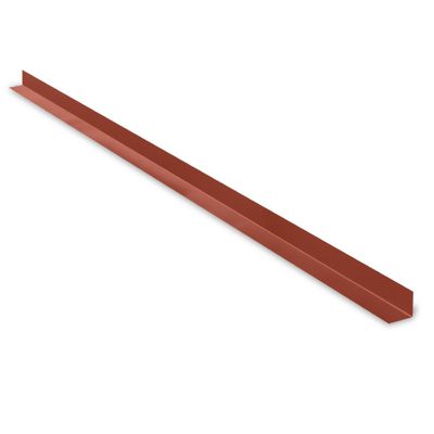 Cornière 80x80 angle rentrant 90degrés acier laqué 2100 mm Rouge Tuile ...