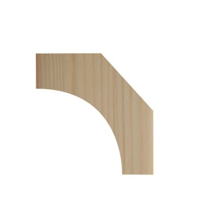 Corniche moderne pin 23 x 23 mm L.2,4 m