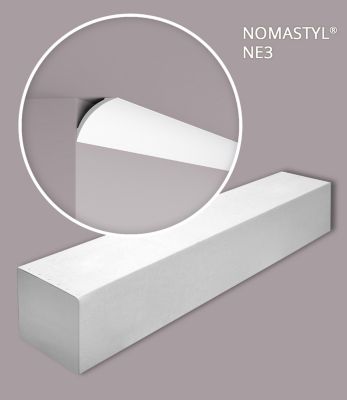Corniche NMC NE3 PURE-box-10 NOMASTYL 1 carton 10 pièces Moulure décorative