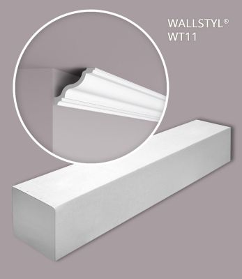Corniche NMC WT11-box WALLSTYL 1 carton 6 pièces Moulure décorative