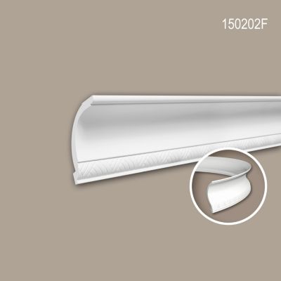 Corniche Profhome 150202F Moulure décorative flexible