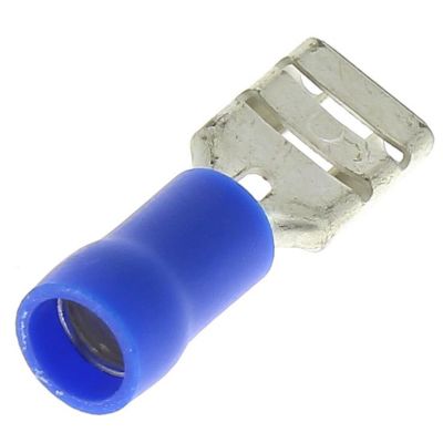 Cosse femelle bleue 6,4x0,8mm par 100