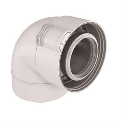 Coude Rolux Condensation 80/125 PPTL/PVC 87 degrés - Coude Rolux ...