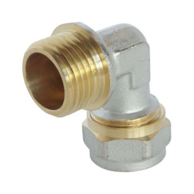 Coude à visser pour tube Multicouche diam 16 - Mâle 15/21 - Somatherm ...