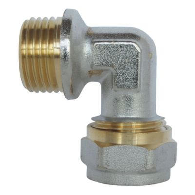 Coude à visser pour tube Multicouche diam 16 - Mâle 15/21 - Somatherm ...