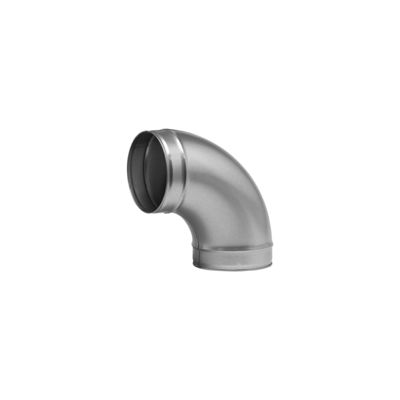 Coude VMC 90 acier galvanisé pour gaines ventilation - Diamètre (mm) 80
