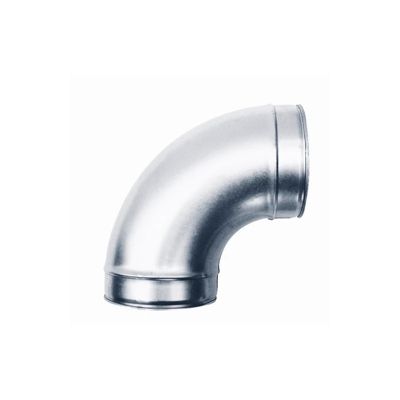 Coude VMC 90 acier galvanisé pour gaines ventilation - Diamètre (mm) 80