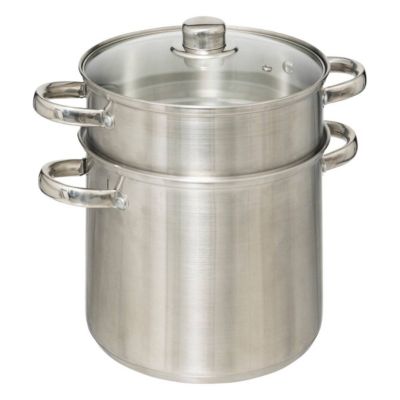 Couscoussier en inox D22cm 8L - Argent- 5five