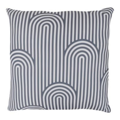 Coussin 1px motif arches gris foncé l.40 x L.40cm