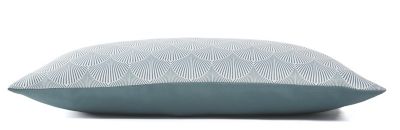 Coussin Angy vert paon 30 x 50 cm