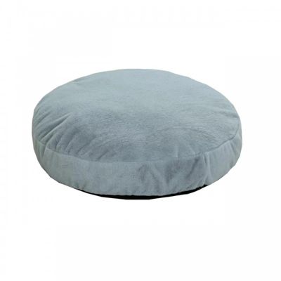 Coussin chien fourrure rond 110 cm BANANAIR gris foncé | Castorama