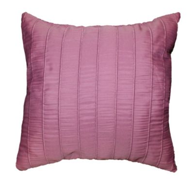 Coussin Jacquard Rayures Crash Lineo Rose 40 x 40 cm | Castorama